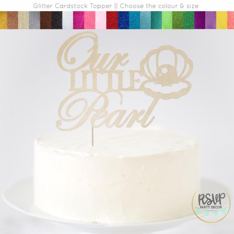 Pearl Cake Topper - Etsy