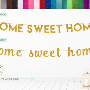 Home Sweet Home Banner, Housewarming Banner, Housewarming Party ...