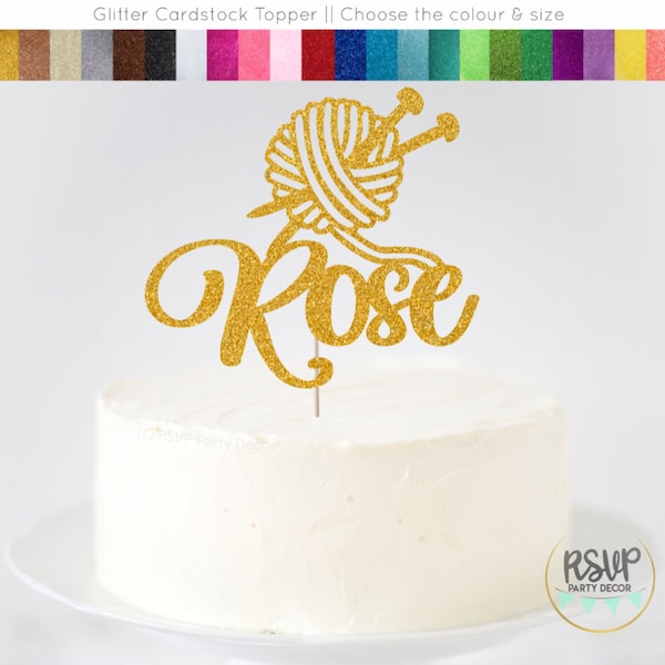 Crochet Birthday Cake Topper - Etsy