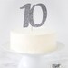 Ten Cake Topper 10 Cake Topper Double Digits Cake Topper - Etsy