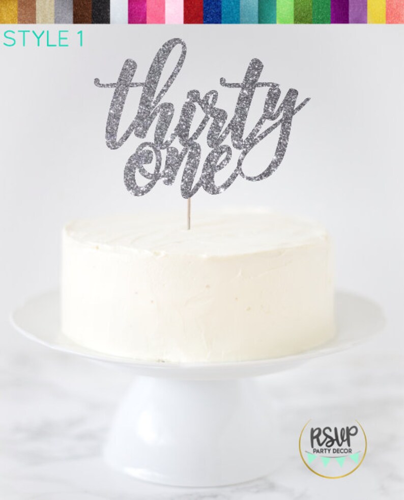 Thirty One Cake Topper 31 Cake Topper Thirtyone Cake Topper - Etsy Canada