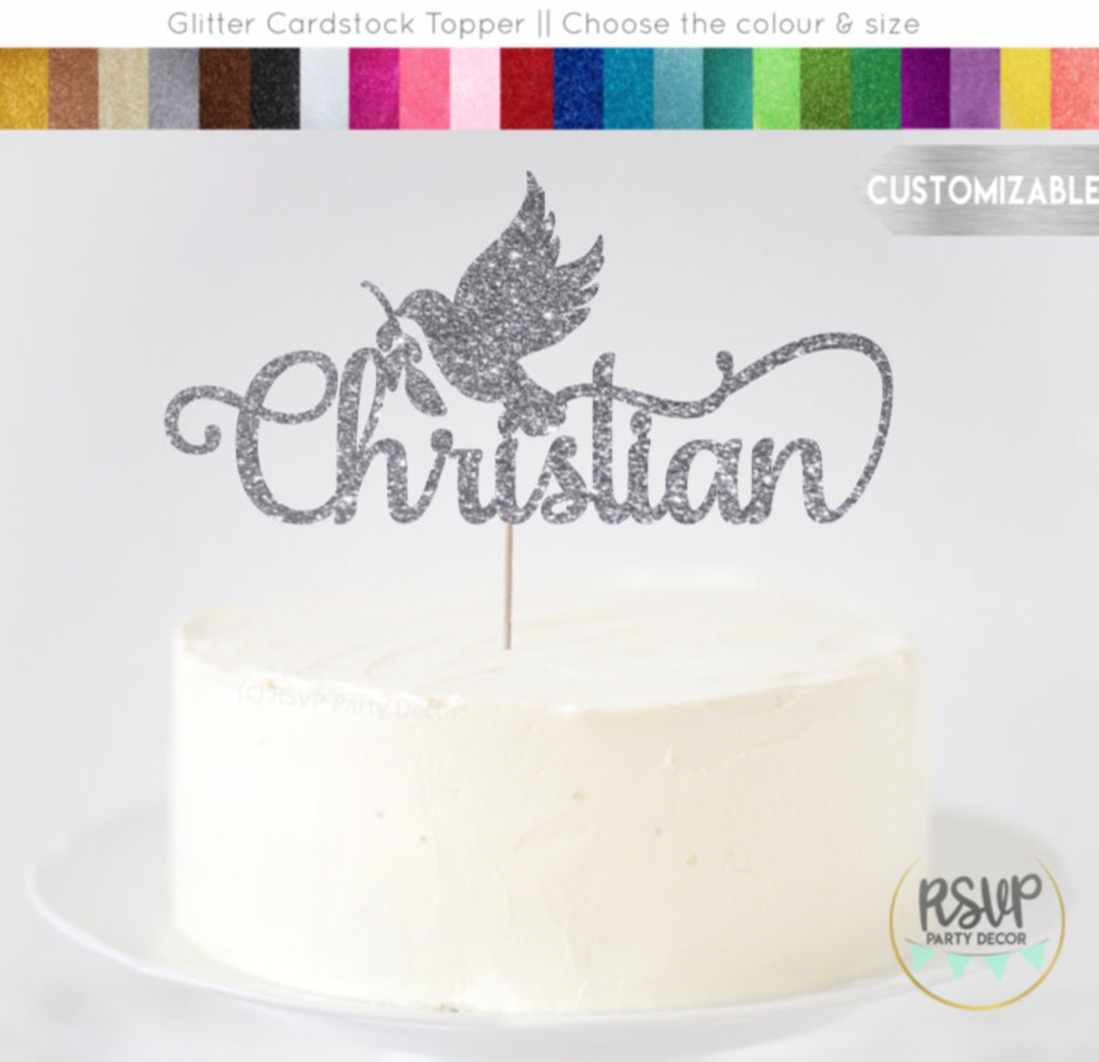 Custom Dove Cake Topper Baptism Cake Topper Communion Cake - Etsy