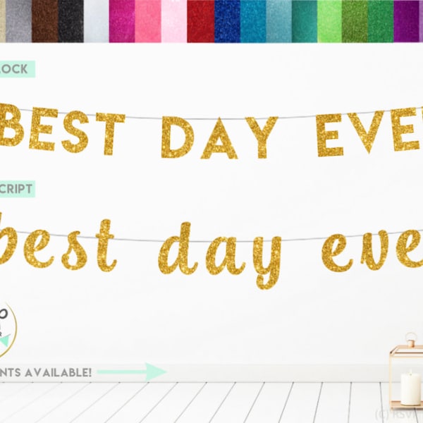 Best Day Ever Banner - Etsy
