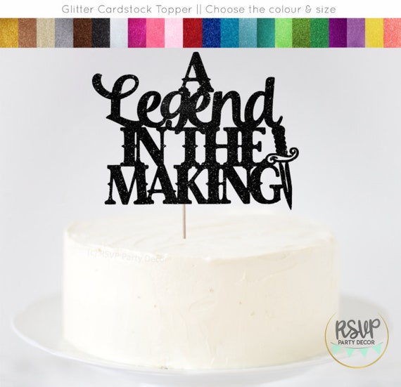 A Legend In The Making Cake Topper, Video Game Baby Shower Cake Topper ...