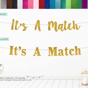 It's a Match Banner, Tinder Couple, Tinder Wedding Banner, Tinder ...