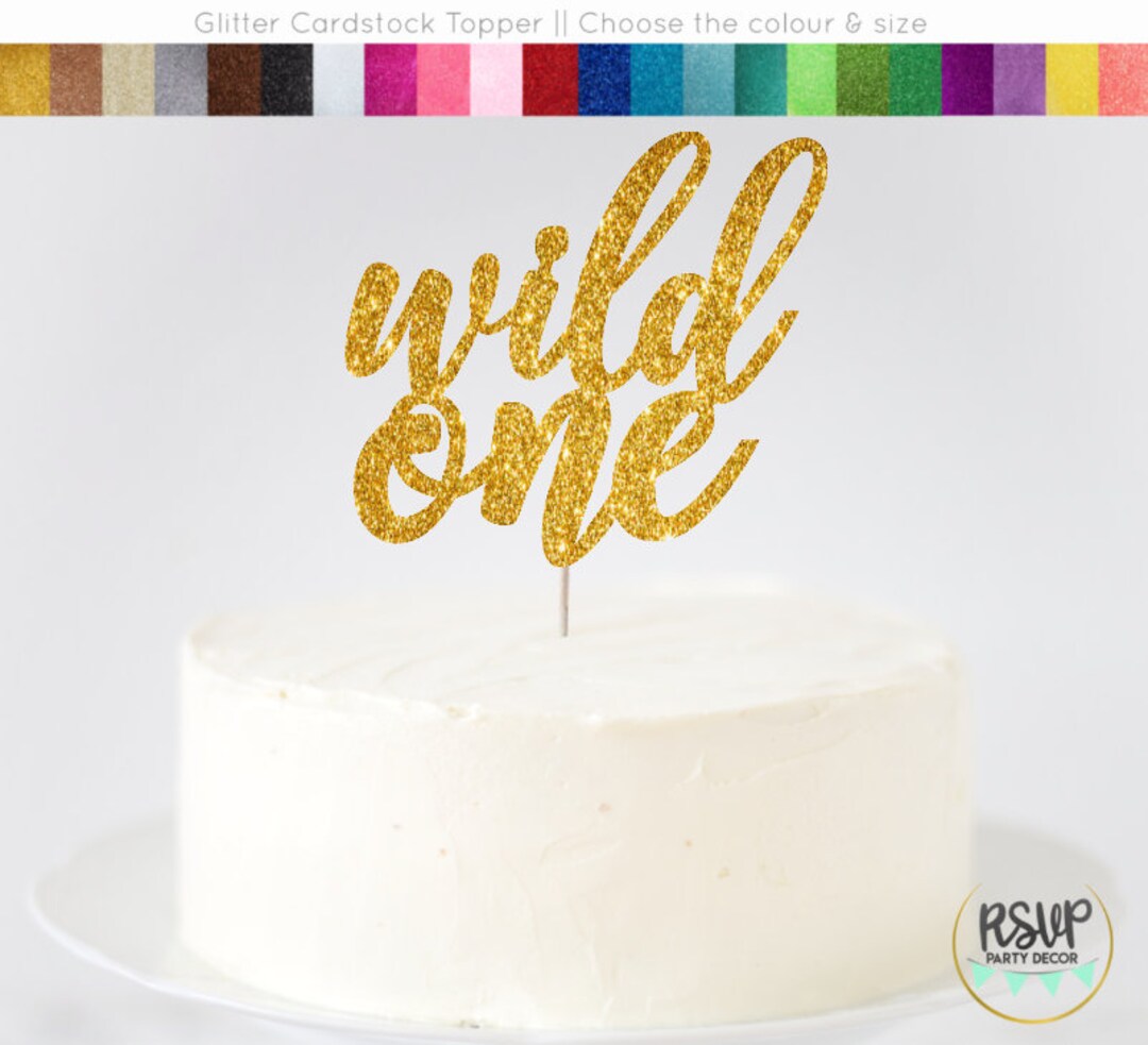 Wild One Cake Topper, Wild One Birthday Party Decorations, Wild One ...