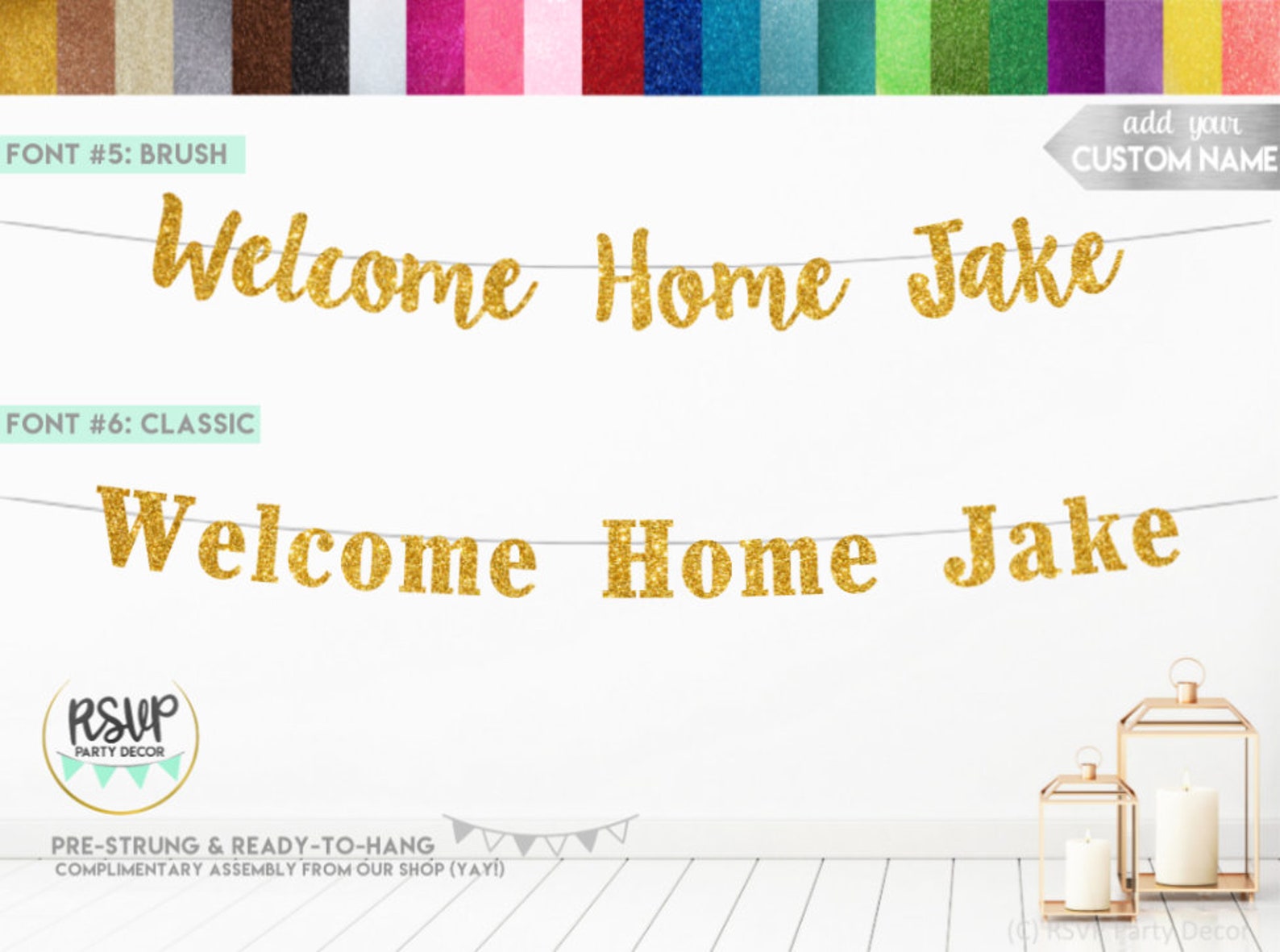 Custom Welcome Home Banner Welcome Home Sign Welcome Home | Etsy