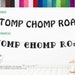 Stomp Chomp Roar Banner, Dinosaur Birthday Banner, Dinosaur Party ...