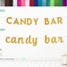 Candy Bar Banner, Candy Bar Sign, Sweet Table Banner, Treats Banner ...