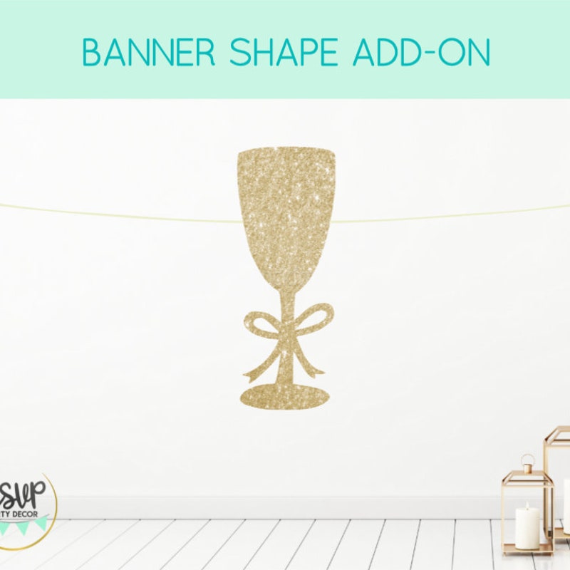 Champagne Banner - Etsy