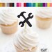 Hammer and Wrench Cupcake Toppers, Mechanic Cupcake Topper, Mechanic ...