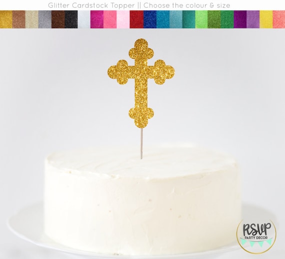 Cross Cake Topper, Baptism Cake Topper, Communion Cake Topper ...