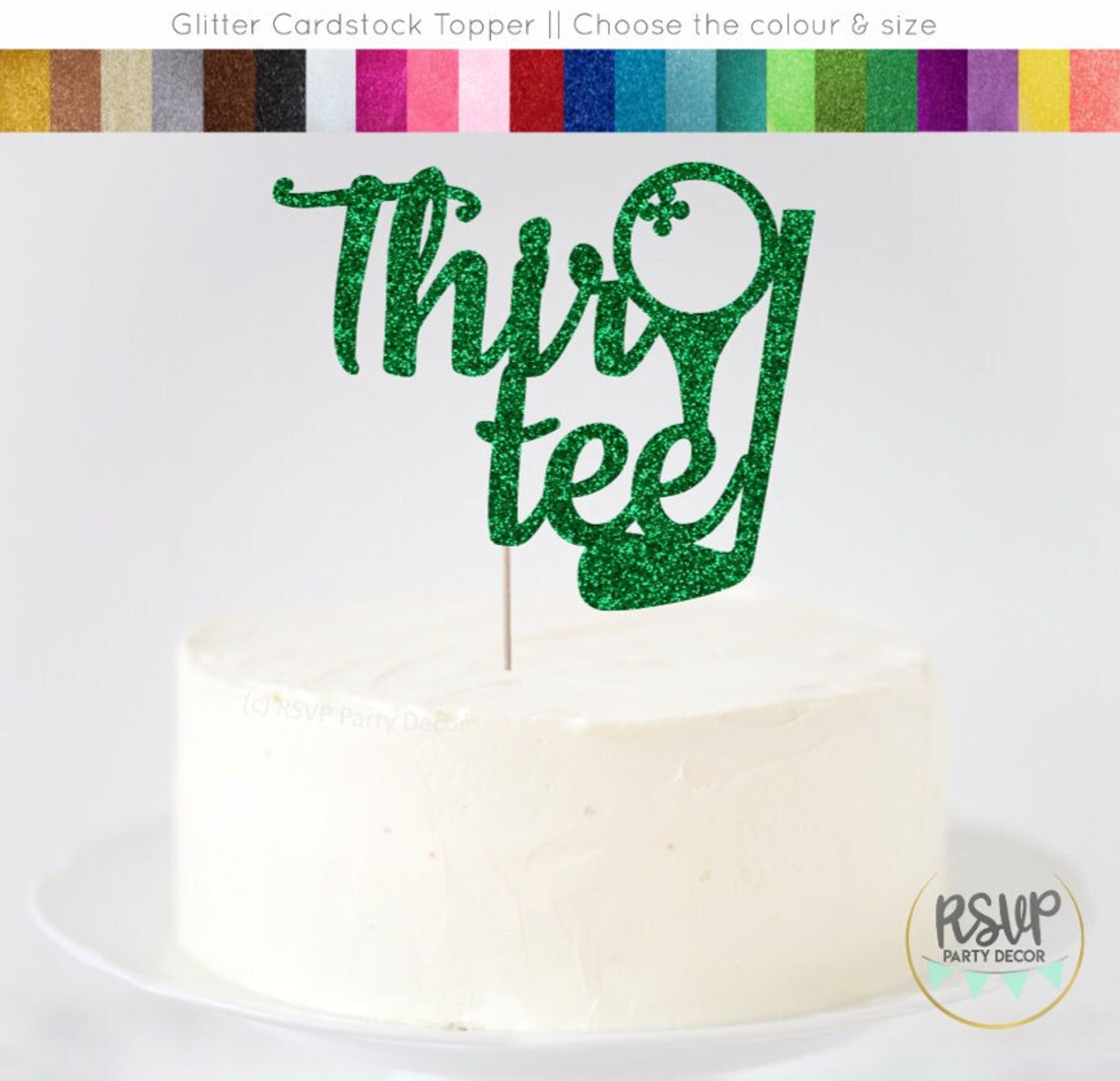 Thir Tee Cake Topper Golf 30th Birthday Cake Topper Golf - Etsy