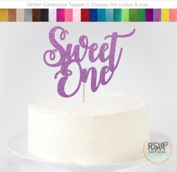 Sweet One Cake Topper, Ice Cream 1st Birthday Decor, Candyland 1st ...