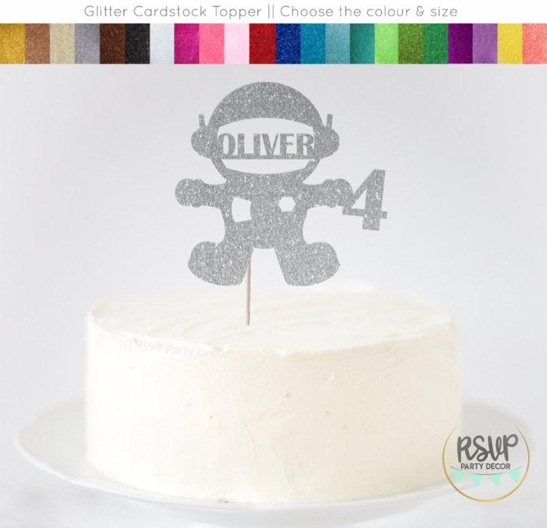 Custom Astronaut Cake Topper, Galaxy Party Decorations, Space Baby ...