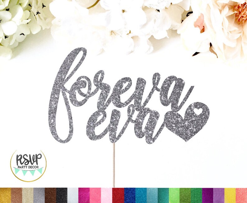 Foreva Eva Cake Topper Forever and Ever Cake Topper Foreva | Etsy