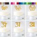 Thirty One Cake Topper, 31 Cake Topper, Thirtyone Cake Topper, Thirty ...