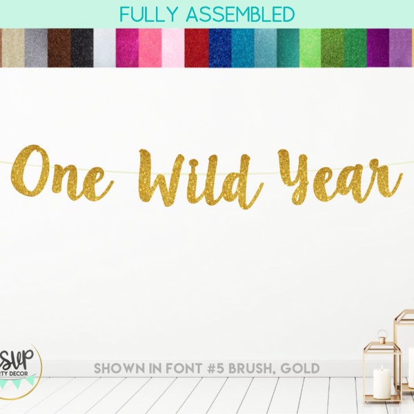 Wild One Banner - Etsy
