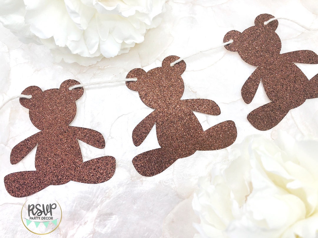Teddy Bear Garland, Teddy Bear Banner, Baby Shower Banner, Gender ...
