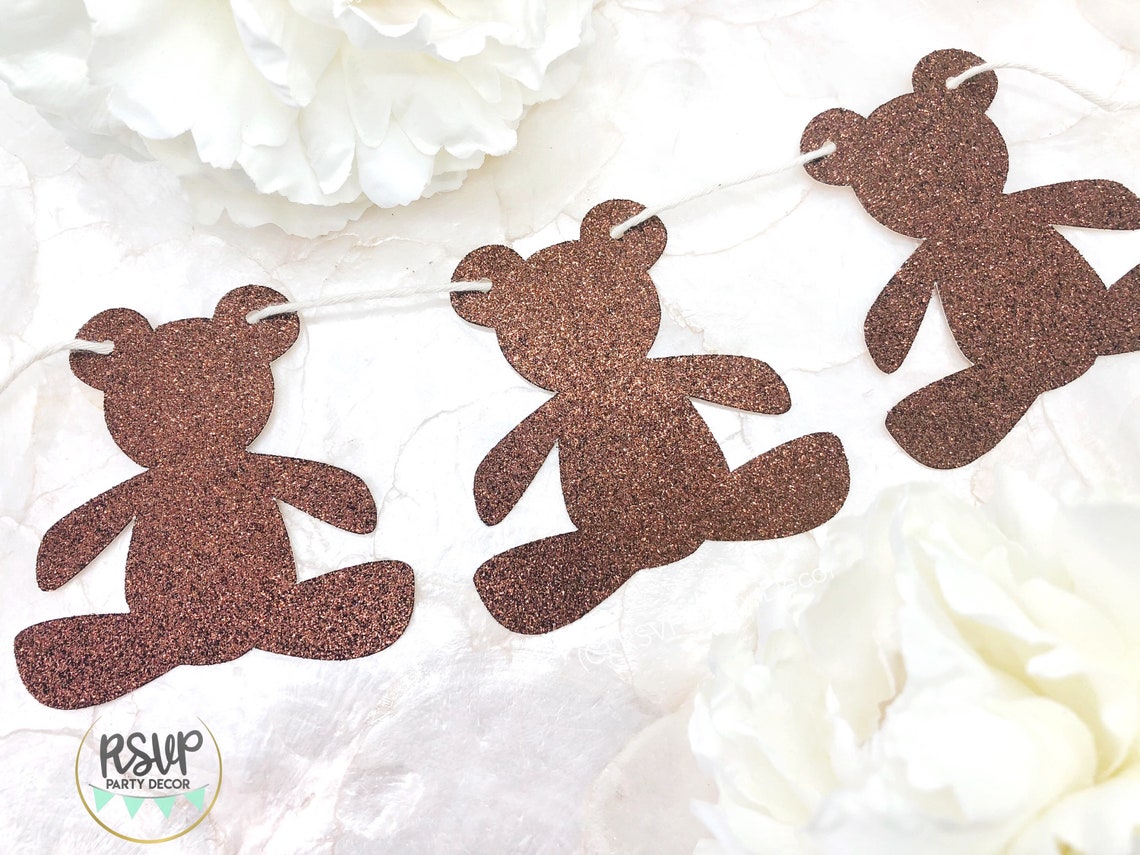 Teddy Bear Garland Teddy Bear Banner Baby Shower Banner | Etsy