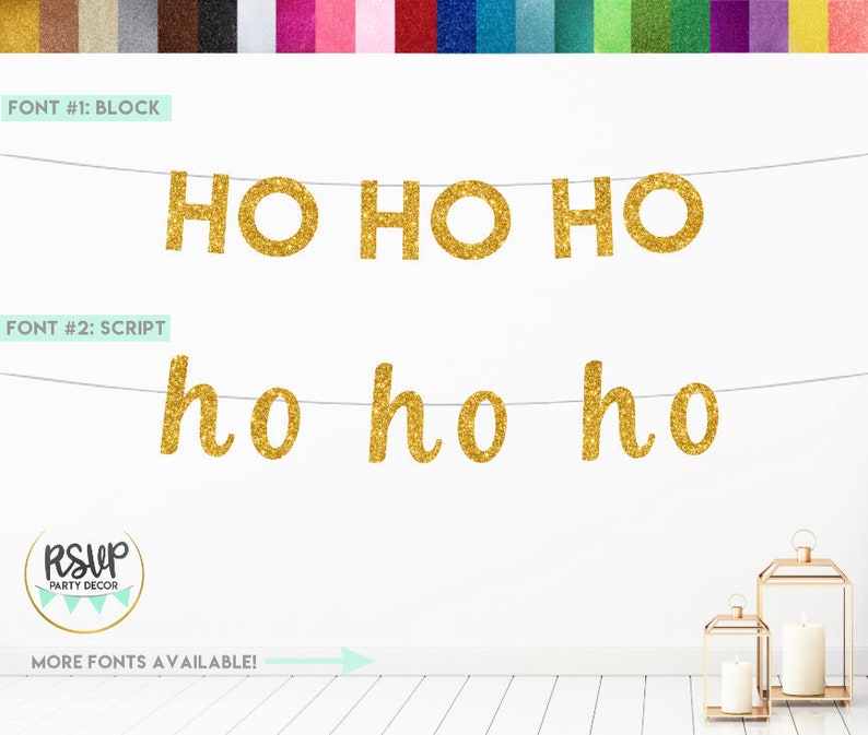 Ho Ho Ho Banner, Hohoho Sign, Christmas Banner, Ugly Christmas Sweater ...