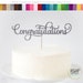 Congratulations Cake Topper, Congrats Cake Topper, Graduation Cake ...
