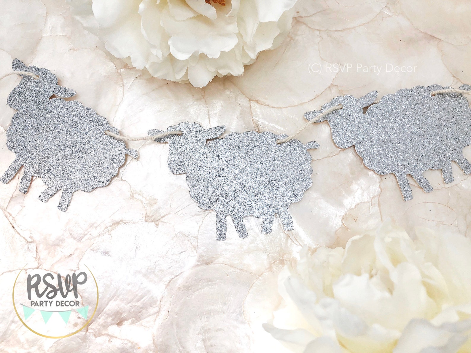 Sheep Garland Lamp Banner Sheep Themed Party Nursery Rhyme - Etsy
