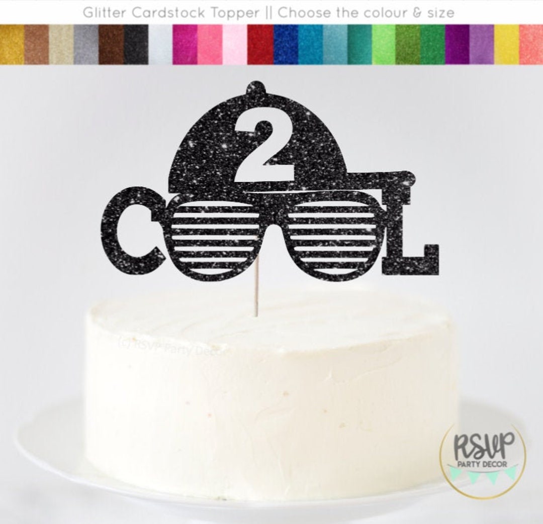 2 Cool Cake Topper, Two Cool Cake Topper, Two Cool Party Decorations ...