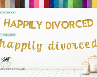 Divorce Party Banner - Etsy