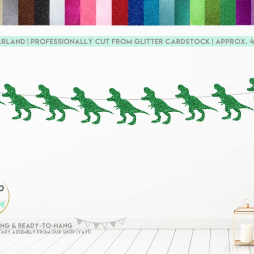 T-rex Garland T Rex Banner Dinosaur Party Decorations Three - Etsy