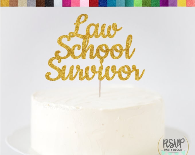 Scales of Justice Acrylic Cake Topper | Cake Decor Modern Gold Silver ...