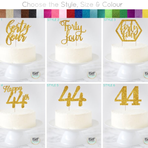 Happy Anniversary 44th - Etsy