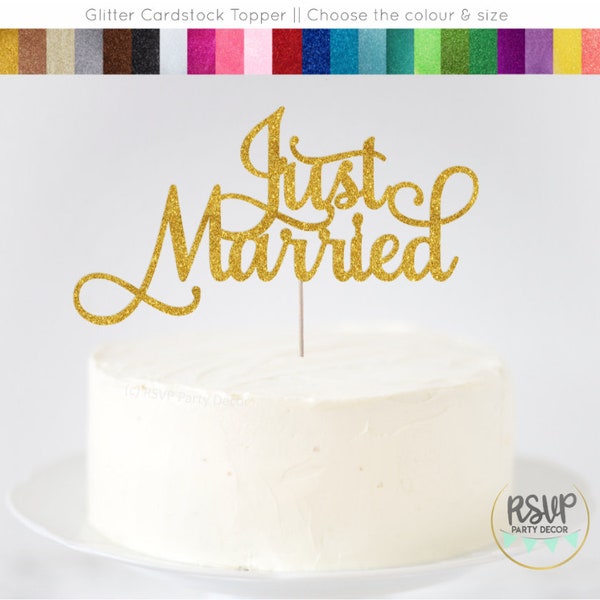 Just Married Sign - Etsy