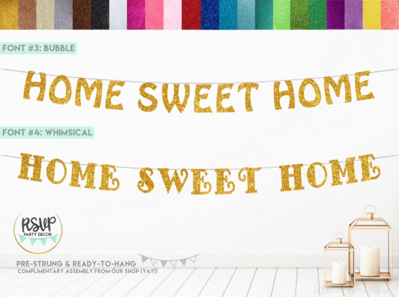 Home Sweet Home Banner Housewarming Banner Housewarming - Etsy