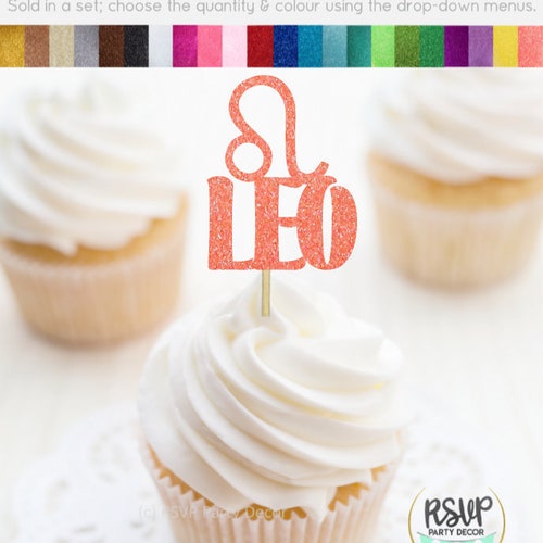 Leo Season Cake Topper. Zodiac Cake Topper. Zodiac Birthday - Etsy Canada