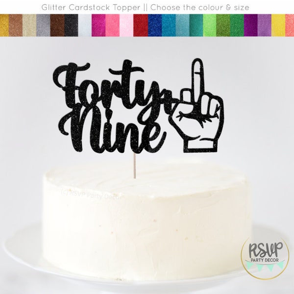 Middle Finger Birthday Cake Topper - Etsy Canada
