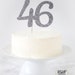 Forty Six Cake Topper, 46 Cake Topper, Fortysix Cake Topper, Forty-six ...