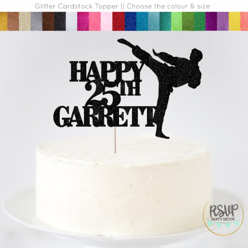 Karate Cake Topper - Etsy