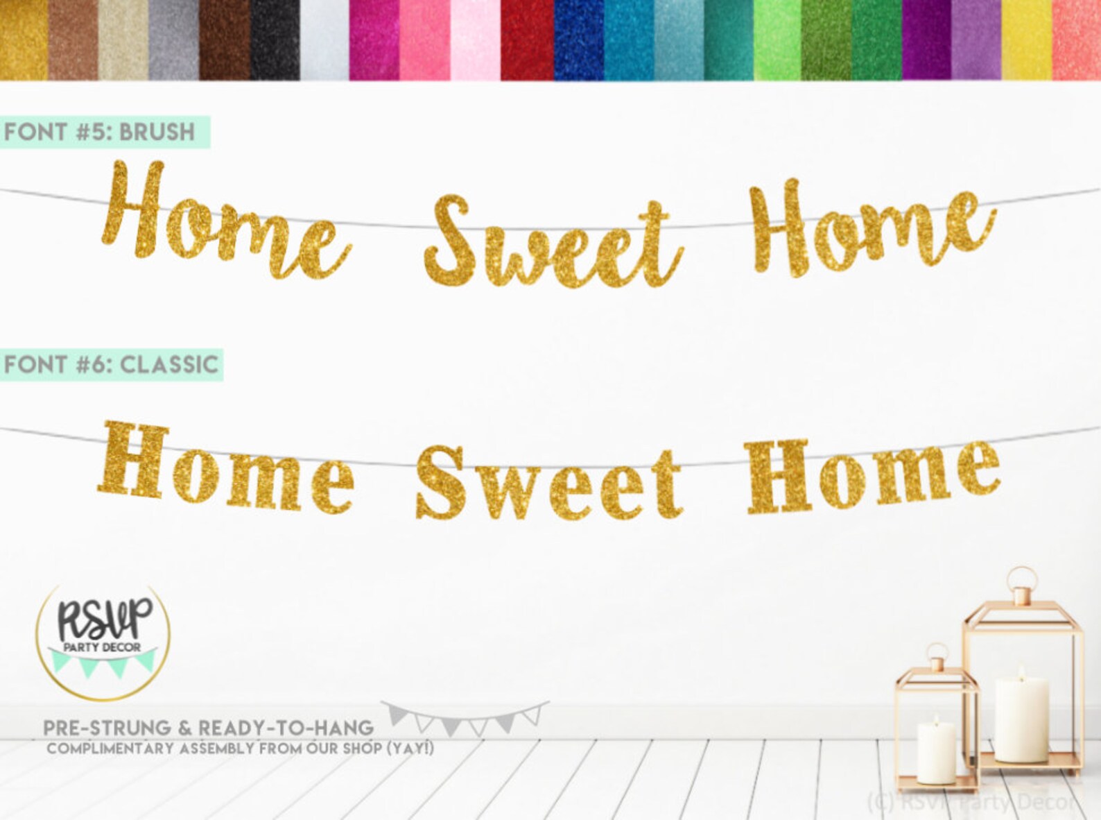 Home Sweet Home Banner, Housewarming Banner, Housewarming Party ...