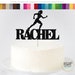 Custom Running Woman Cake Topper, Runner Birthday Party Decorations ...