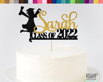 Custom Graduation Cake Topper Class of 2022 Personalized Cake | Etsy