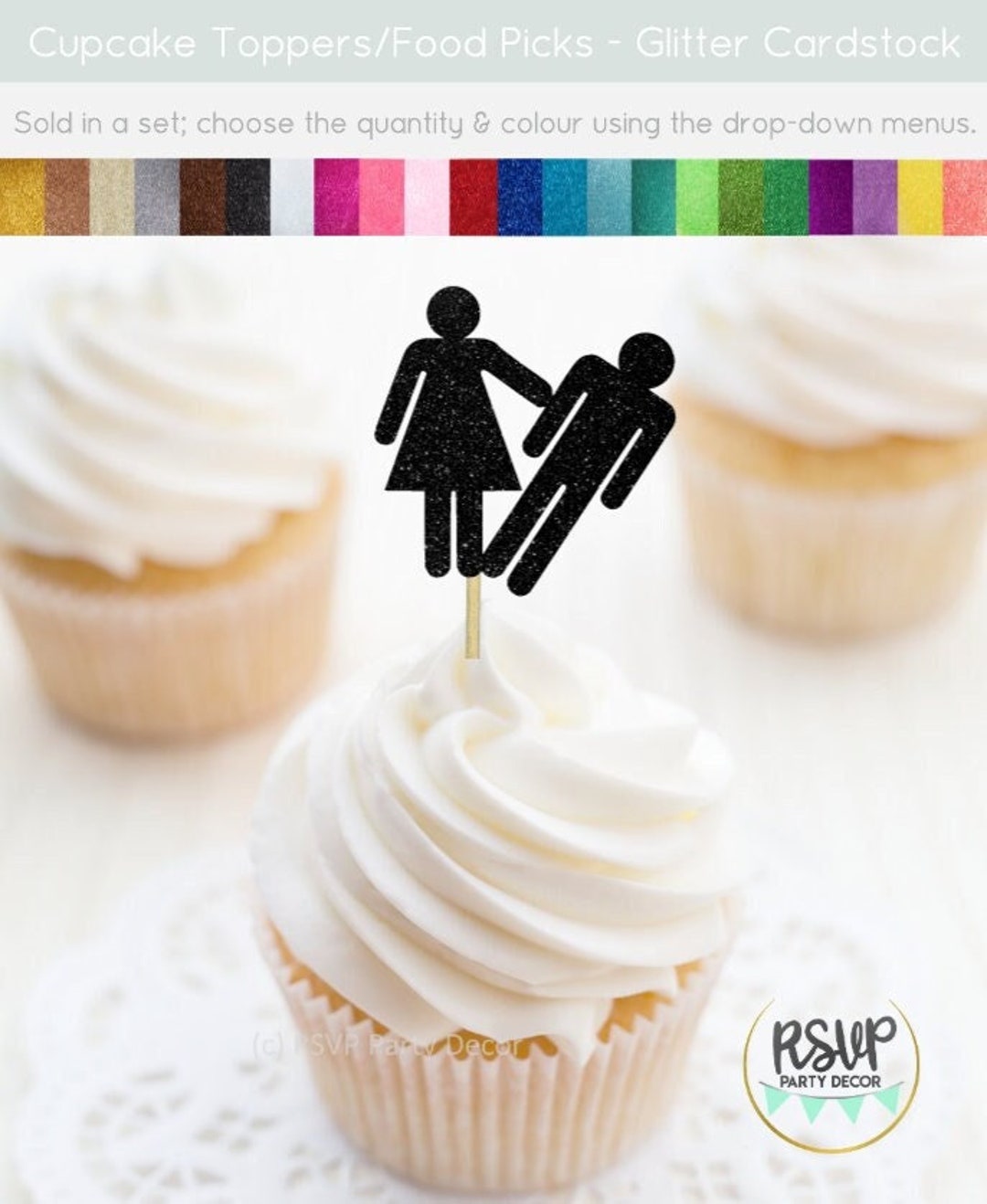 Divorce Cupcake Toppers, Divorce Party Decorations, Break up Party ...