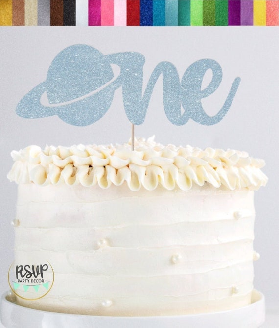First Trip Around the Sun Cake Topper, Space 1st Birthday Cake ...