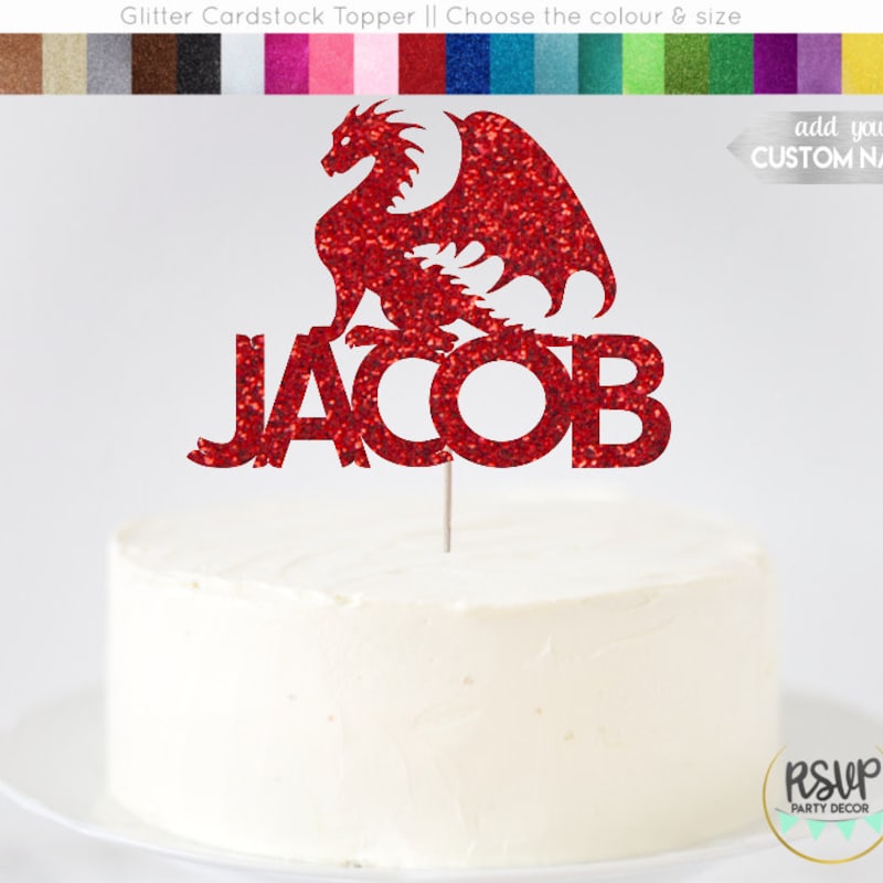 Dragon Cake Topper - Etsy