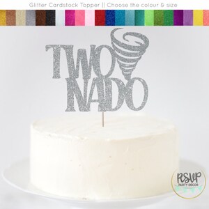 Twonado Cake Topper, 2nd Birthday Cake Topper, Funny 2nd Birthday Party ...