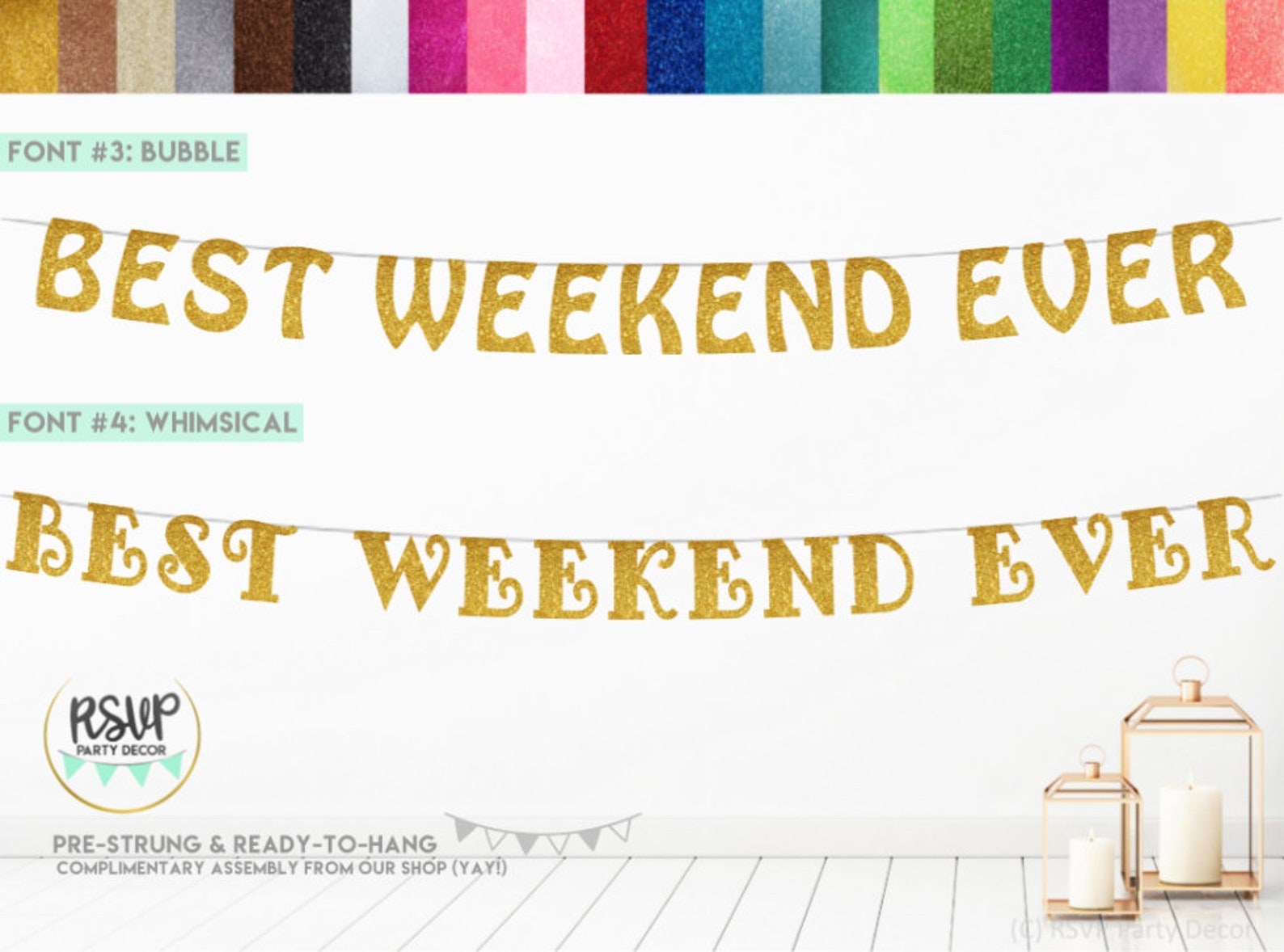 Best Weekend Ever Banner Bachelorette Banner Wedding Weekend | Etsy