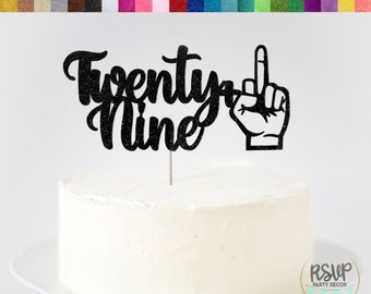 29+middle Finger Cake Topper - Etsy