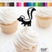 Skunk Cupcake Toppers, Forest Party Decorations, Woodland Birthday ...