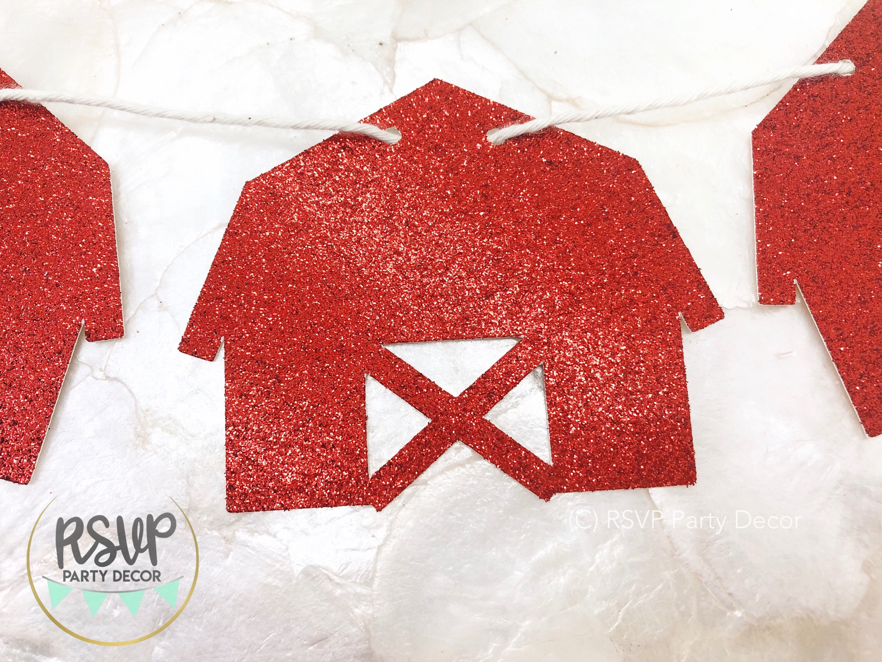 Barn Garland Barn Banner Farm Themed Party Barnyard Party | Etsy