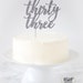 Thirty Three Cake Topper, 33 Cake Topper, Thirtythree Cake Topper ...